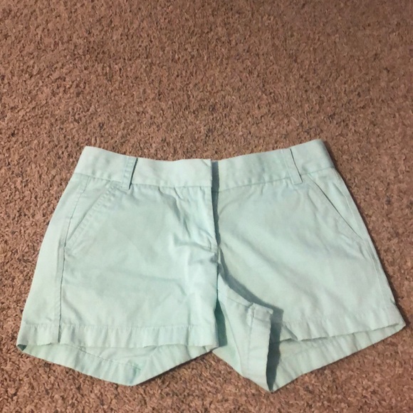 J. Crew | Shorts | J Crew Mint Green Chino Shorts | Poshmark